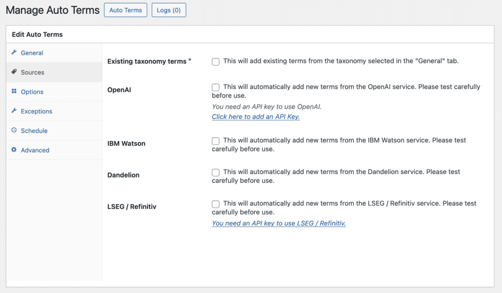 Introduction to Auto Terms - TaxoPress